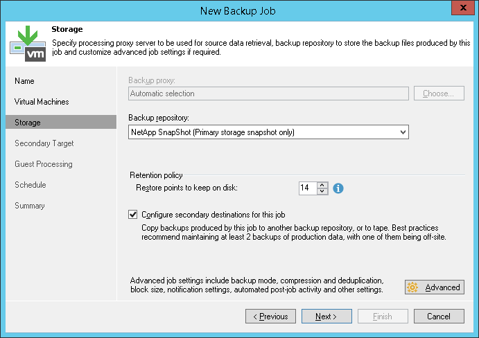 NetApp Data ONTAP integration · Veeam Best Practices Guide V9 U1